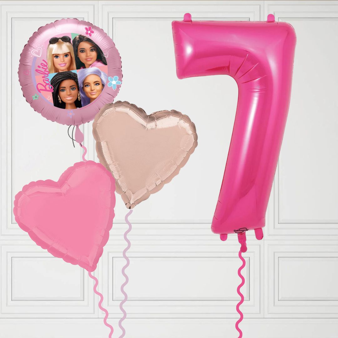 Any Age Barbie Number Bundle – Berkshire Balloons